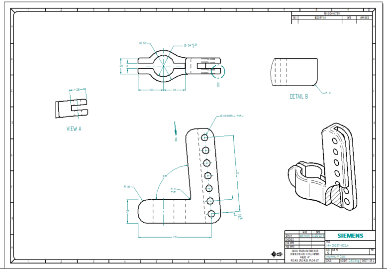 CAD Drawing | CAD Drafting | Solid Edge