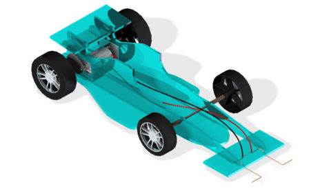 Build a racecar with assemblies and motors | Solid Edge
