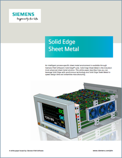 Sheet Metal Design Solid Edge