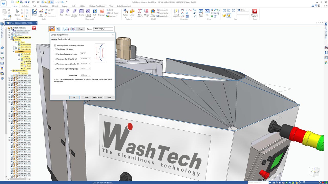 Sheet Metal Design | Sheet Metal Parts | Solid Edge