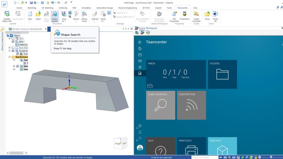 Gestión de datos | Solución escalable de gestión de CAD | Solid Edge